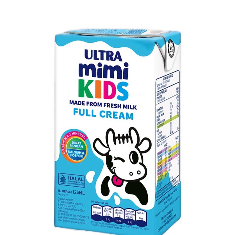 Susu UHT Full Cream Ultra Mimi Kids Kotak 125 ml - Sapi, Minuman - Shop ...