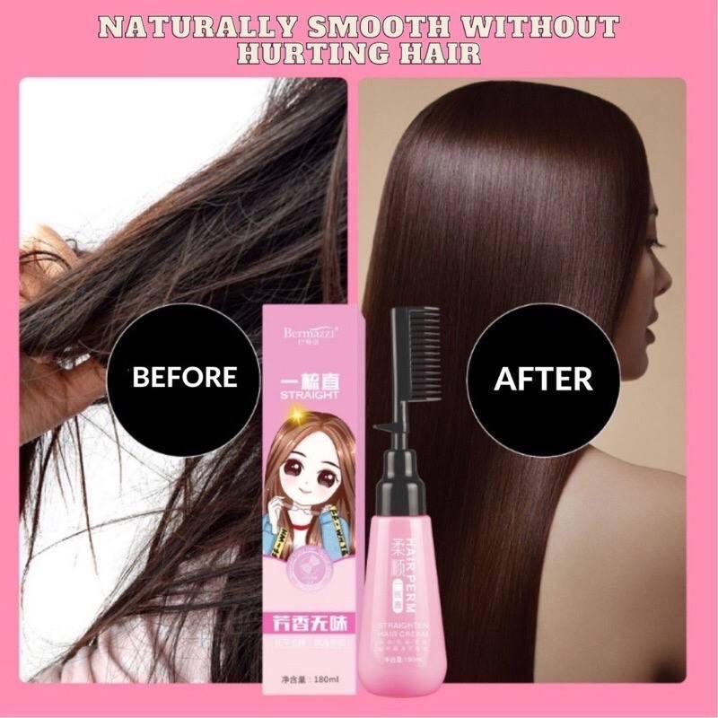 BERMAZZI HAIR STRAIGHTENER pelurus rambut 30minit rambut lurus - TikTok ...