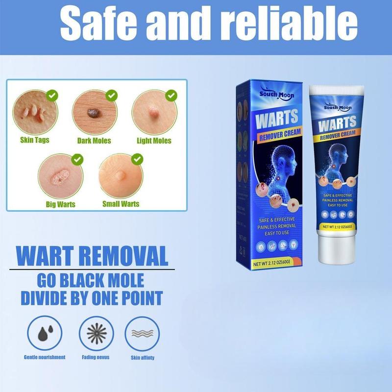 60g Wart Remover Portable Flat Wart Cream No Scars Left Easy - TikTok ...
