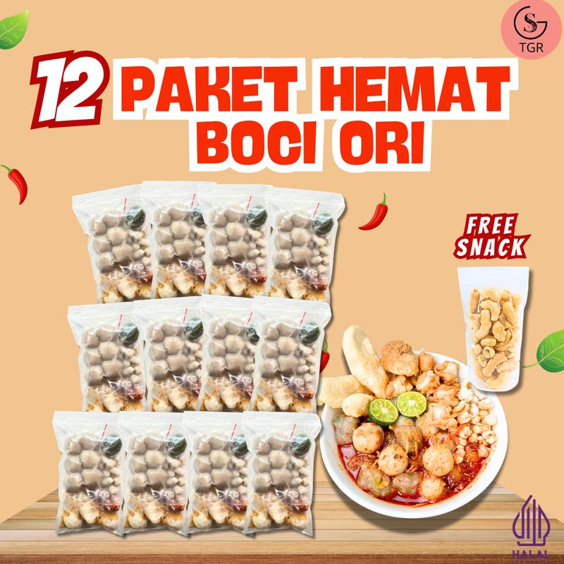 ⁠12 Bungkus Baso Aci + SNACK Paket Usaha Instan - Shop | Tokopedia
