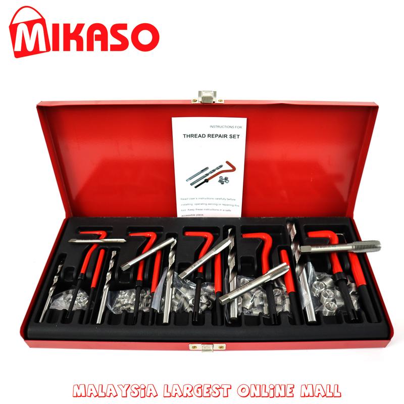 131pcs Screw Thread Repair Kit Set Baiki Trip Skru Set skru loose ...