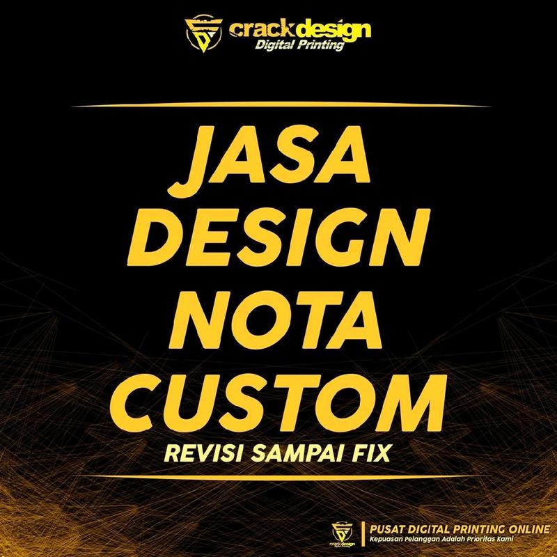 JASA DESIGN NOTA CUSTOM REVISI SAMPAI FIX HANYA 1 MODEL NOTA - Shop ...