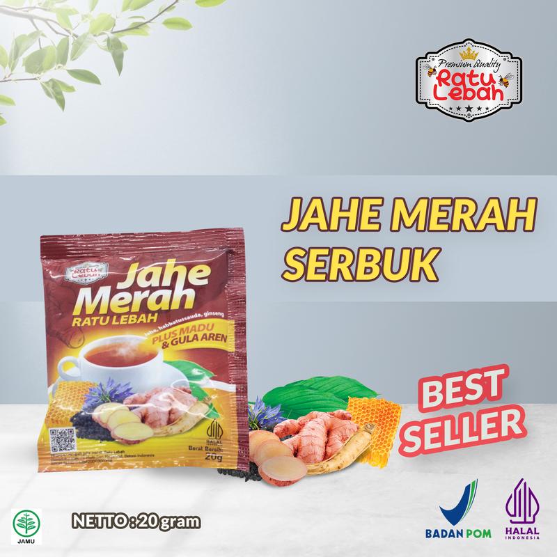 Jahe Merah Ratu Lebah 10 Sachet - Shop | Tokopedia