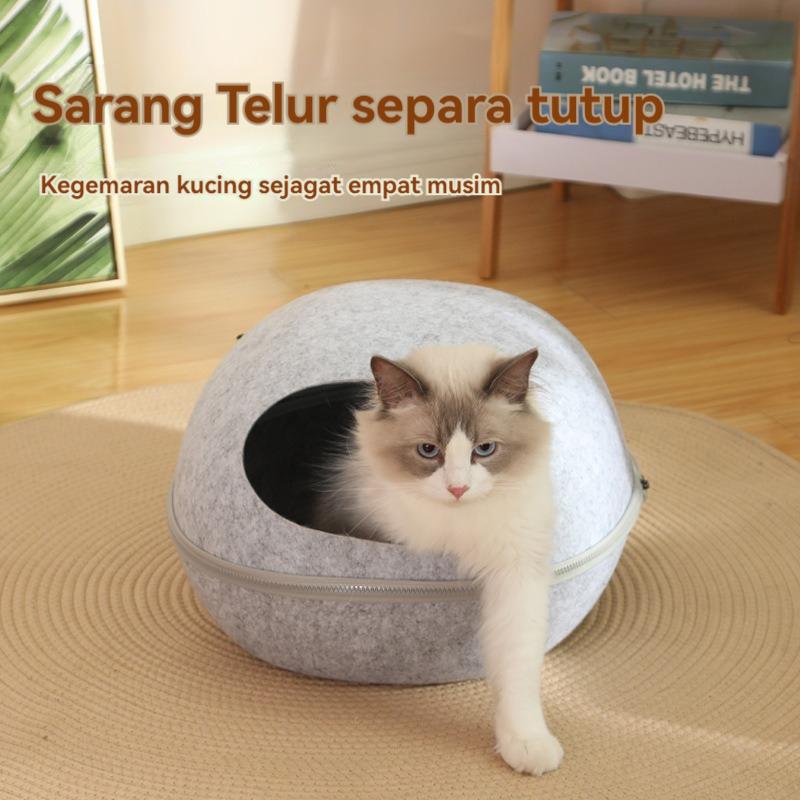 Sarang Kucing, Sarang Felt, Hangat Musim Luruh dan Musim Sejuk ...