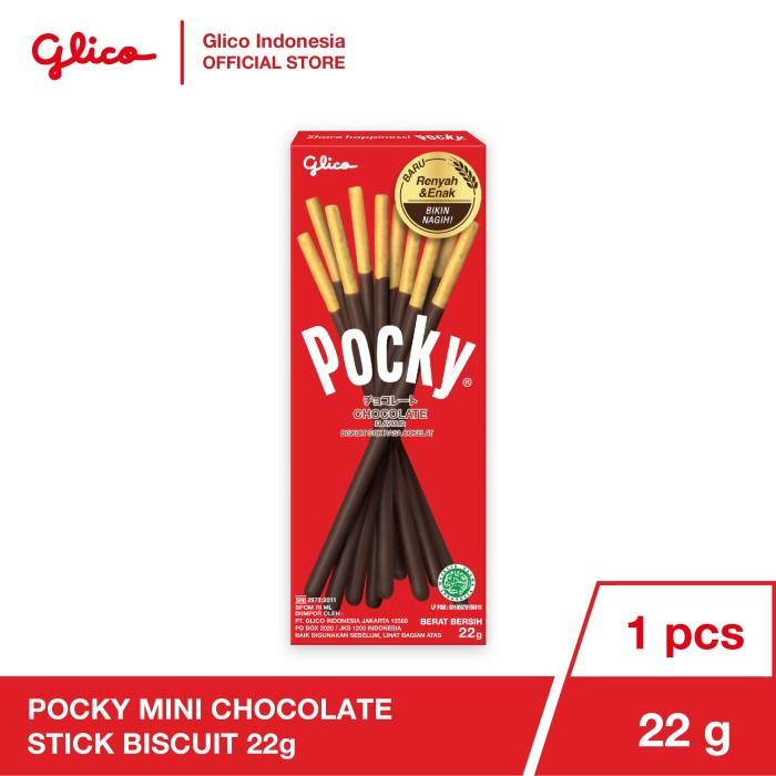 Glico Pocky Mini Chocolate Stick Biscuit 22g - Shop | Tokopedia