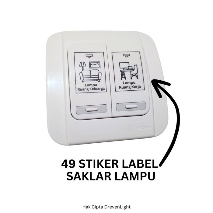 Jual Stiker Saklar Lampu Label - Untuk Ruangan Rumah - Kota Yogyakarta ...