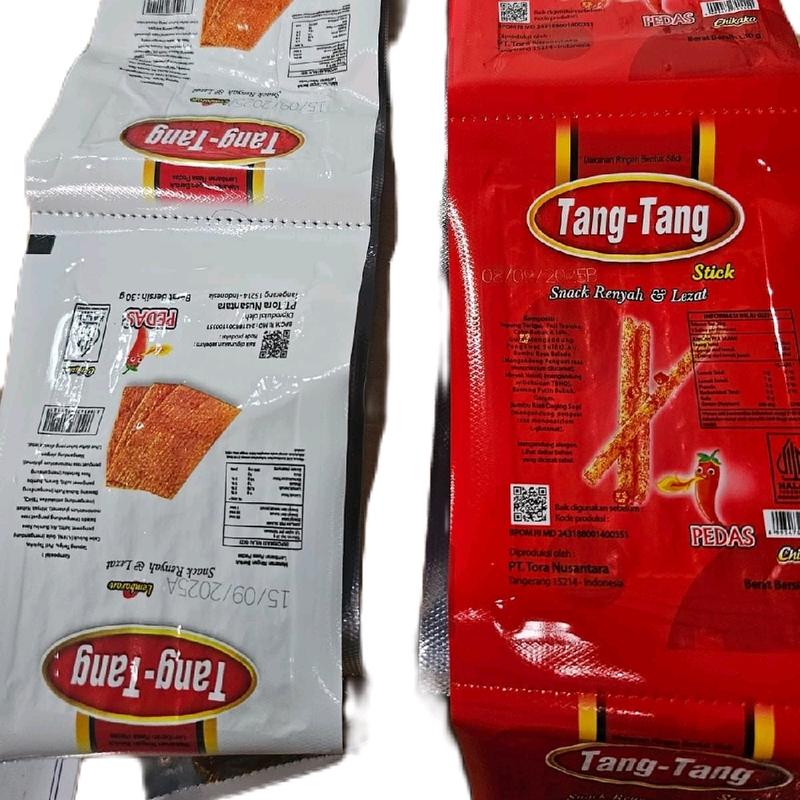 Snack Kembang Tahu Latiao Tang Tang Stick isi 10pcs Pedas Cemilan ...