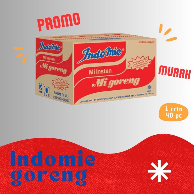 Indomie goreng (1 dus isi 40) Promo banting harga Instan - Shop | Tokopedia