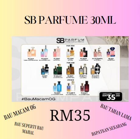 SB Parfum for Woman & Unisex / EXTRAIT DE PARFUM / 30ML / Minyak ...