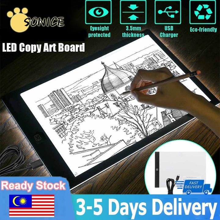 Kotak Lampu LED, Saiz A5 Mudah Alih, Penjejak Ultra Nipis, Dikuasakan ...