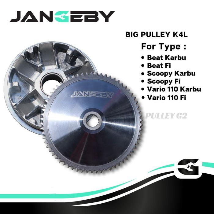 Promo Pulley Custom Jangeby G2 Beat Fi Karbu BIG PULLEY Scoopy Karbu Fi ...