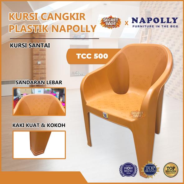 KURSI PLASTIK NAPOLLY TCC 500 A - Shop | Tokopedia