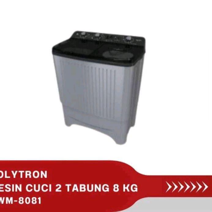 Mesin Cuci 2 Tabung POLYTRON 7Kg, 8kg, 9kg 10 kgPWM-7081,PWM-8081,PWM ...