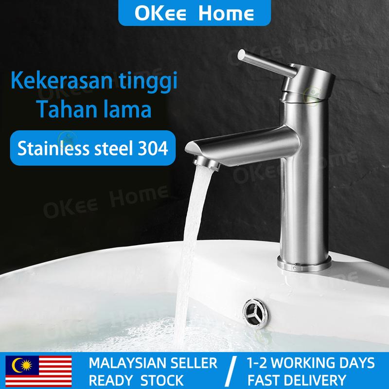 【OKee】Malaysia In Stock Basin Faucet SUS 304 Stainless Steel - TikTok ...