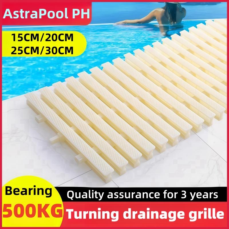 Swimming Pool Non-Slip Overflow Grille 1M Water Drain Gutter - TikTok ...