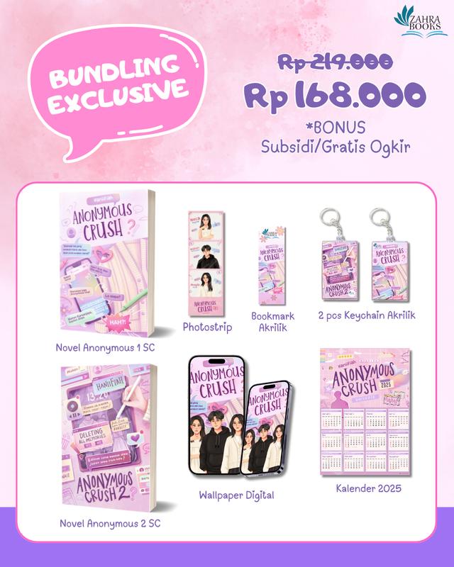 Novel Anonymous Crush & Anonymous Crush 2 By Haniifiah - Shop | Tokopedia