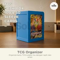 Jual Deck Box Kartu TCG 100/50 Sleeve – Organizer dengan Display Depan ...