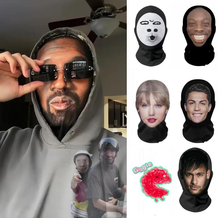 Promo Giggle Topeng Ugly Face Lucu Masker Ekspresi Wajah Abstrak Unik ...
