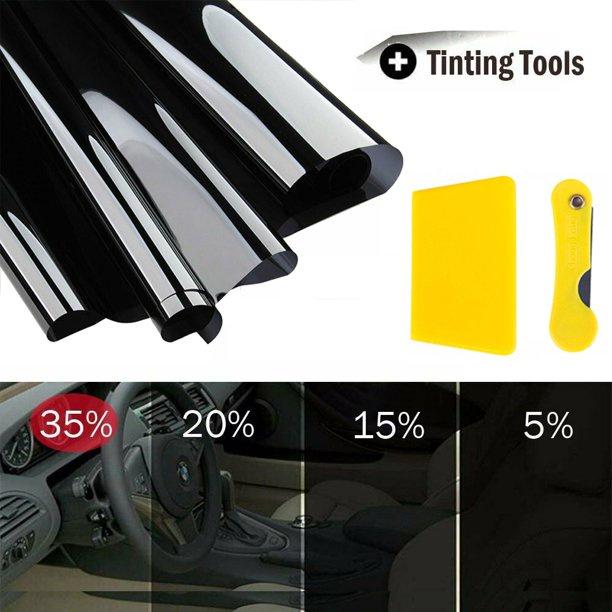 Universal Car Window Solar Tint Film VLT 1%/5%/15%/35%/50% Car - TikTok ...