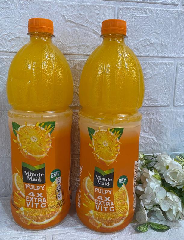 Cod / Minute maid pulpy orange 1 liter 1 krat / Minute maid pulpy ...