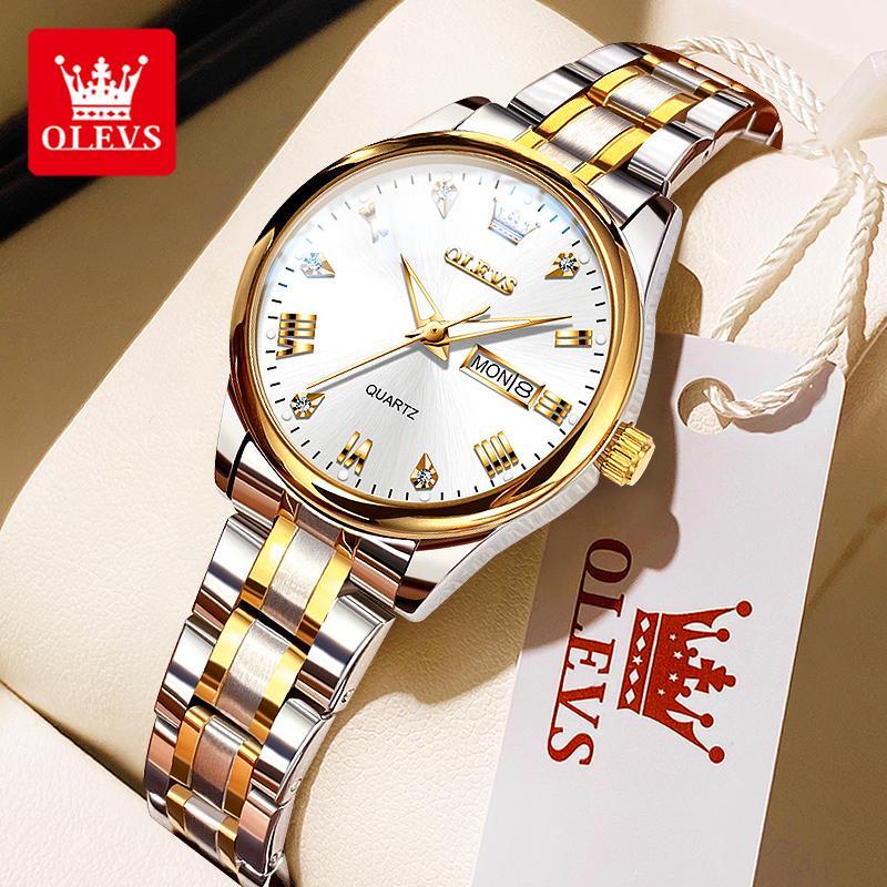 OLEVS Jam Tangan Wanita Anti Air Original Cewek Bergaya Elegan - Shop ...