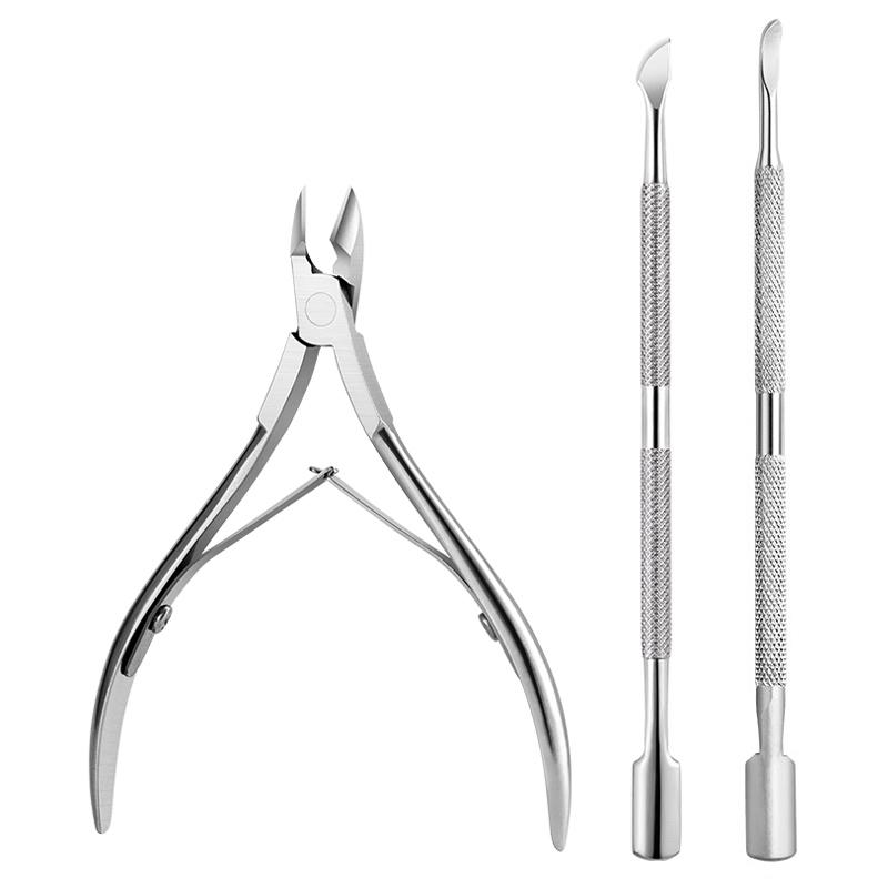 Manicure Kit Nail Clipper Stainless Steel Nail Pusher Dead Skin ...