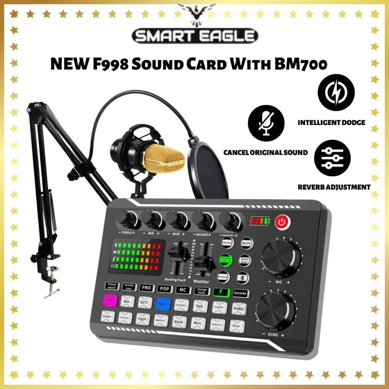 F998 Sound Card for Live Show Equipment Mobile Phone Compute - TikTok ...