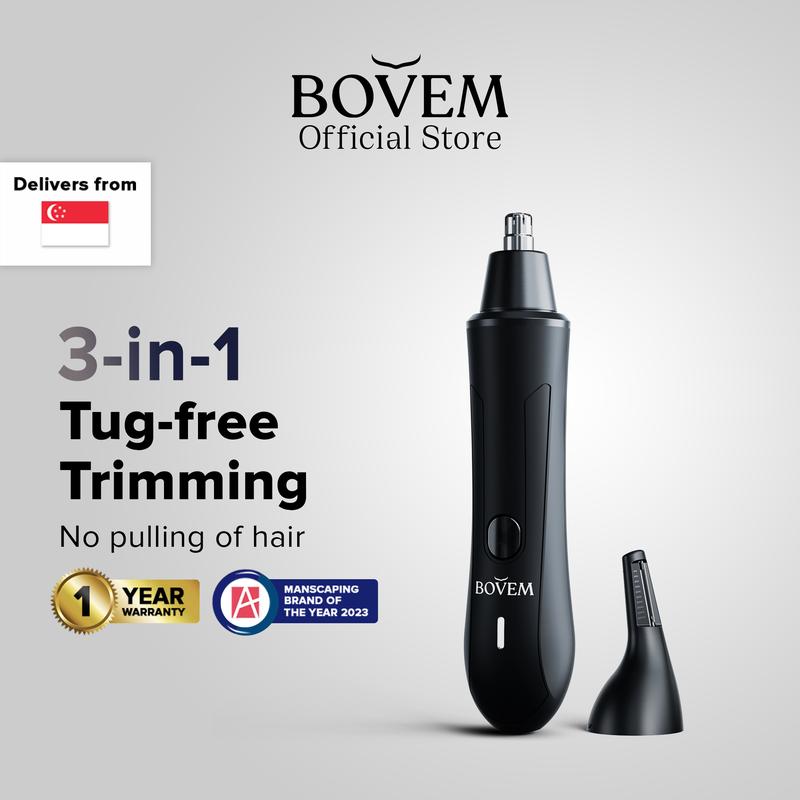 BOVEM Orbit Trimmer 2.0: Electric Nose Hair and Ear Hair Trimmer ...