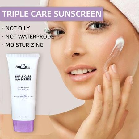 Suniora Triple Care Sunscreen SPF 40 PA+++ 50ML - Sunblock Tidak ...