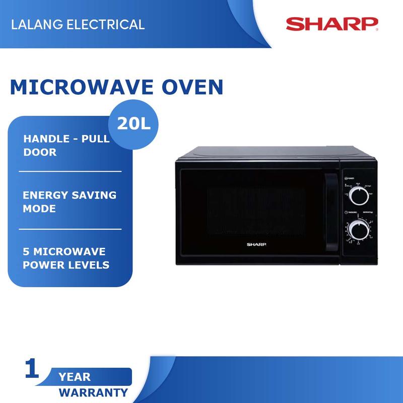 Sharp Basic Microwave Oven (20L) R211MBK - TikTok Shop Malaysia