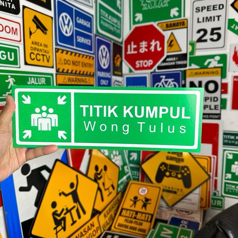 SIGN TANDA ARAH PETUNJUK RAMBU TITIK KUMPUL WONG TULUS 10x30fm - Shop ...