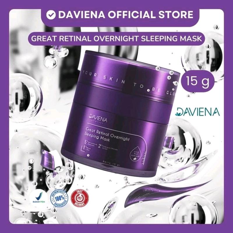 DAVIENA RETINAL UNGU SLEPING MASK SUPER STRONG ORIGINAL - TikTok Shop ...