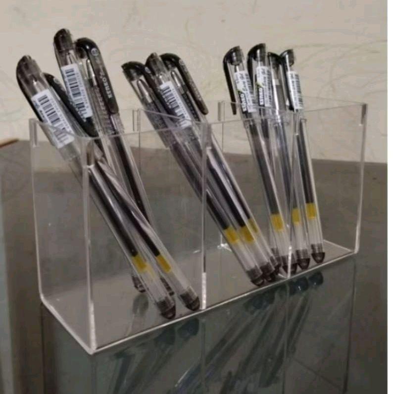 akrilik tempat pulpen 3ruqng - Shop | Tokopedia