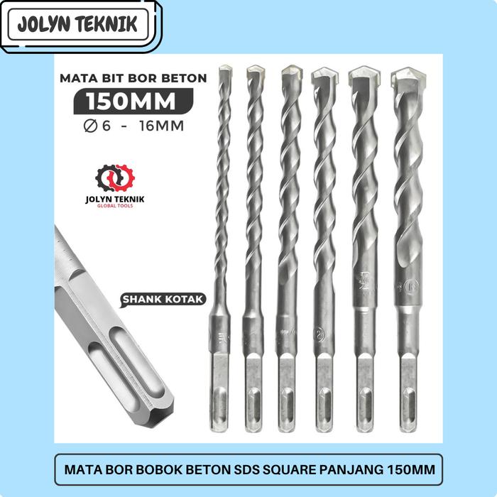 Promo MATA BOR BOBOK BETON SDS SQUARE SHANK STRAIGHT HAMMER DRILL 8 ...