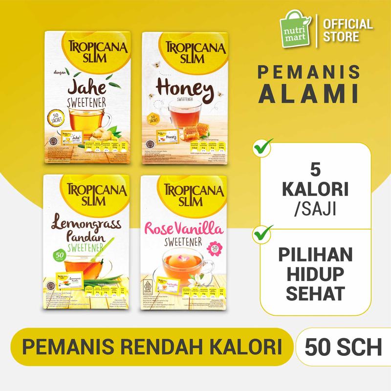 Tropicana Slim Sweetener 50 Sachet - Pemanis untuk Bantu Batasi - Shop ...