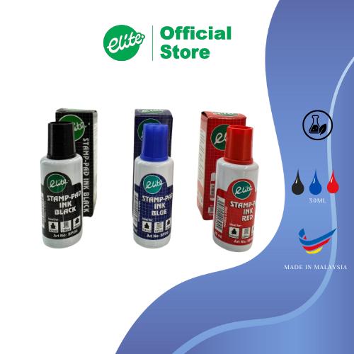 ELITE Stamp Pad Ink 30ml [SPI30] | Black Blue Red | Non-Toxi - TikTok ...