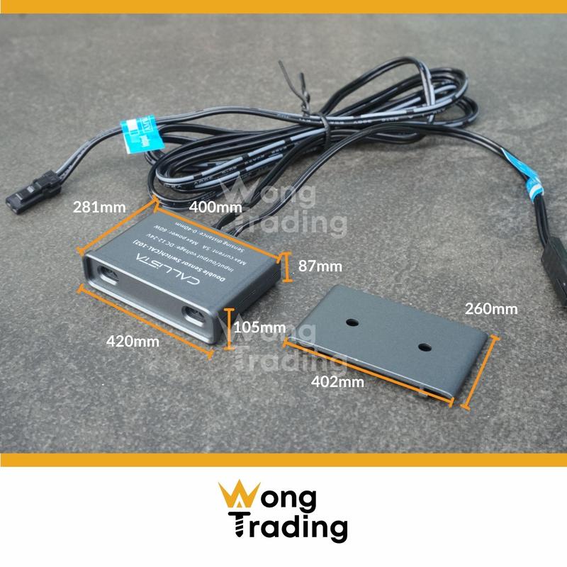 CALLISTA Double Sensor Switch Otomatis IR Infrared On Off Saklar Lemari ...