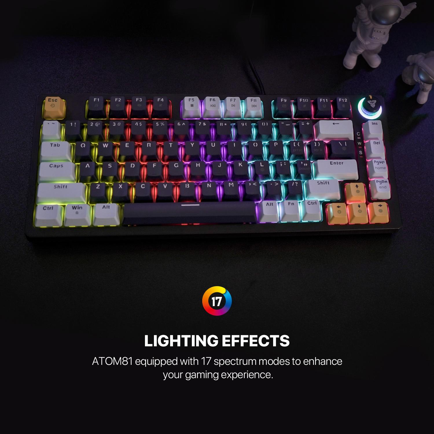 Fantech ATOM 63/81/96 MIZU EDITION Wired Mechanical Keyboard ...