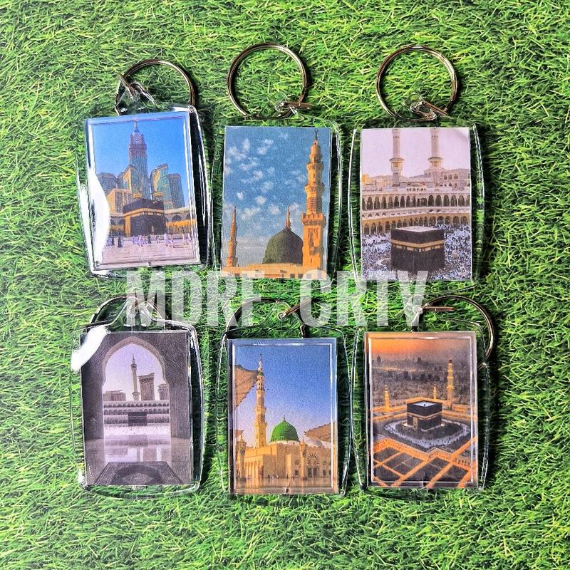Gantungan Kunci/Keychain Makkah Ka'bah - Ganci Gambar Mekah dan Masjid ...