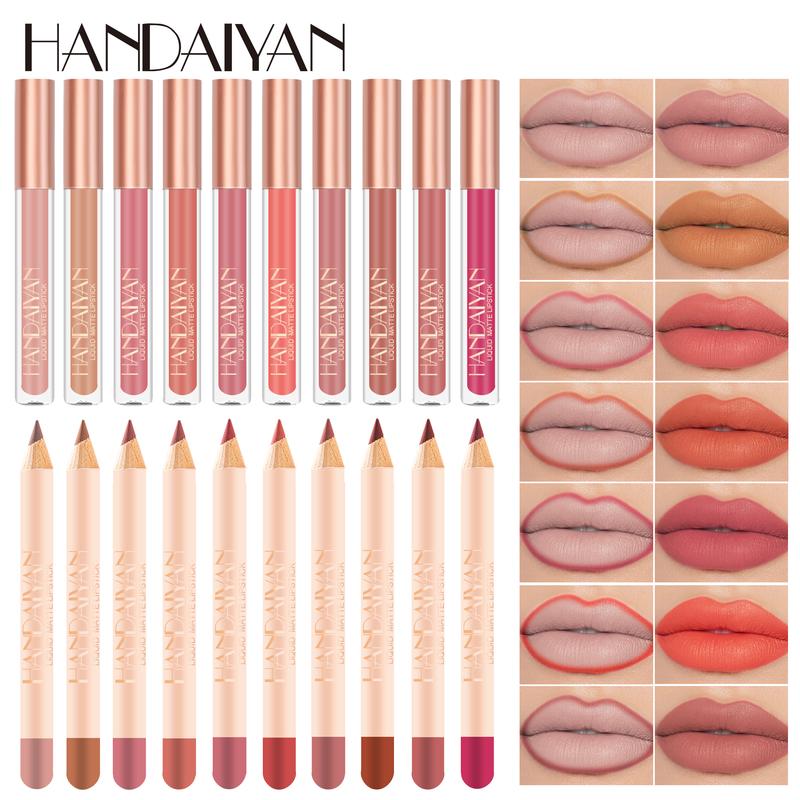 Set Pelapik Bibir Pengilat Bibir, HANDAIYAN, Gincu Pusam, Pengilat ...