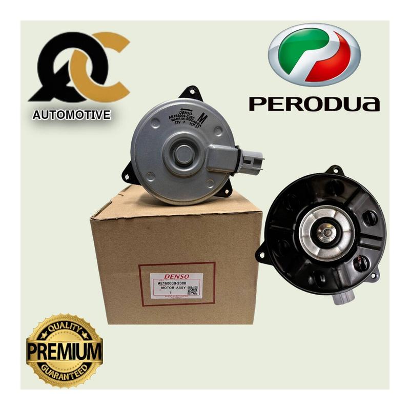 ORIGINAL DENSO Radiator Fan Motor 168000-2380/2410 ( PERODUA - TikTok ...