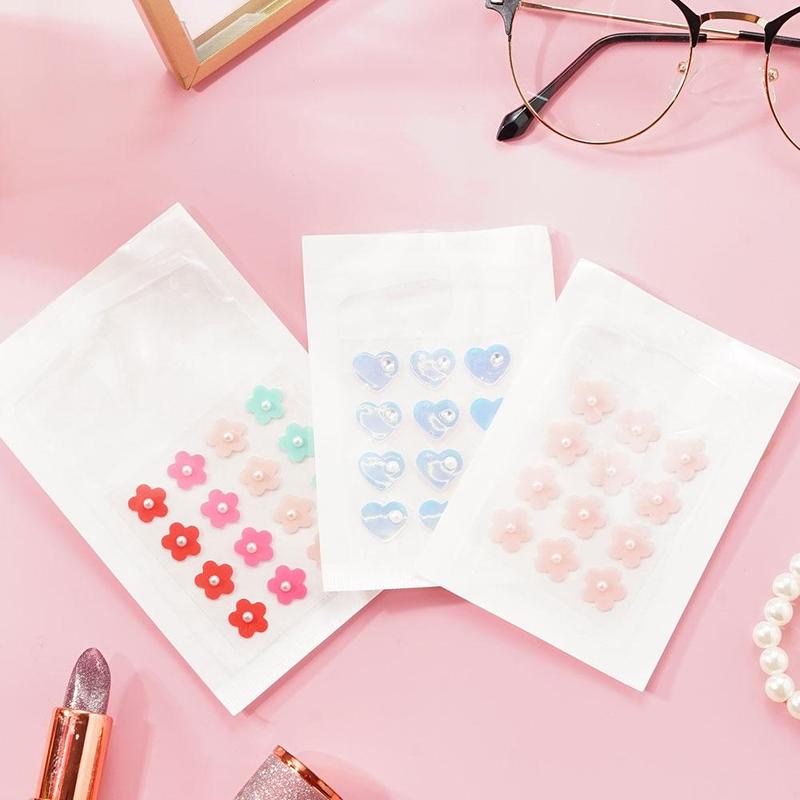 Hydrocolloid Acne Patch Colorful Flower Heart Shaped Diamond Acne ...