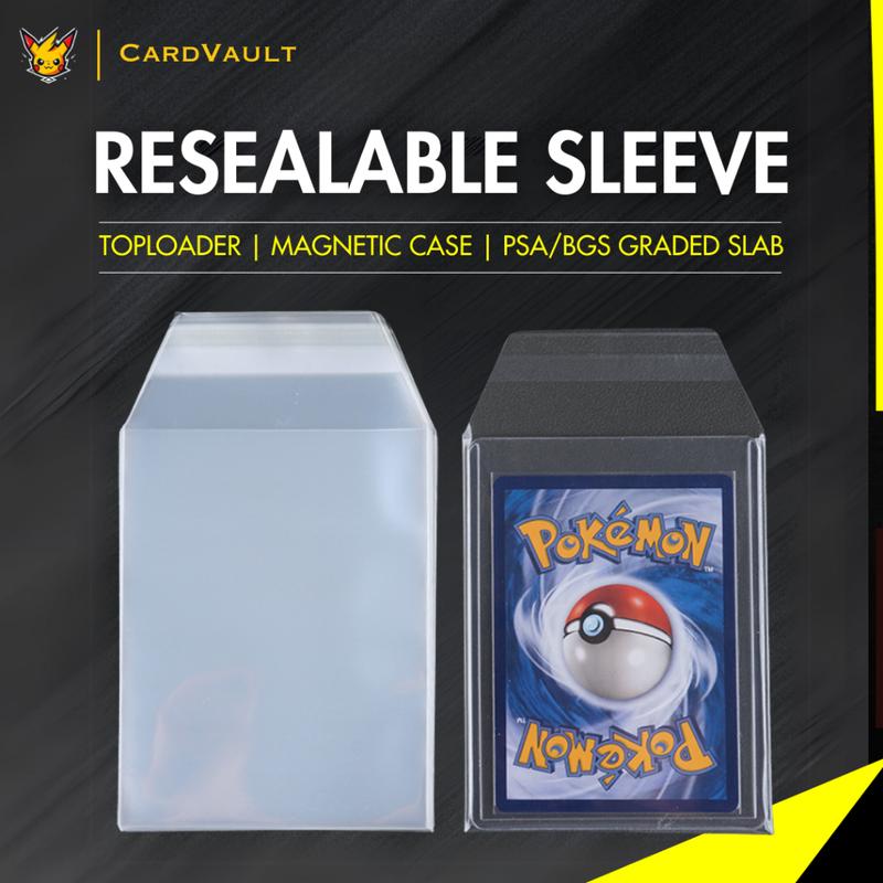 Resealable Card Sleeves - Toploader / Magnetic Case / Graded - TikTok ...