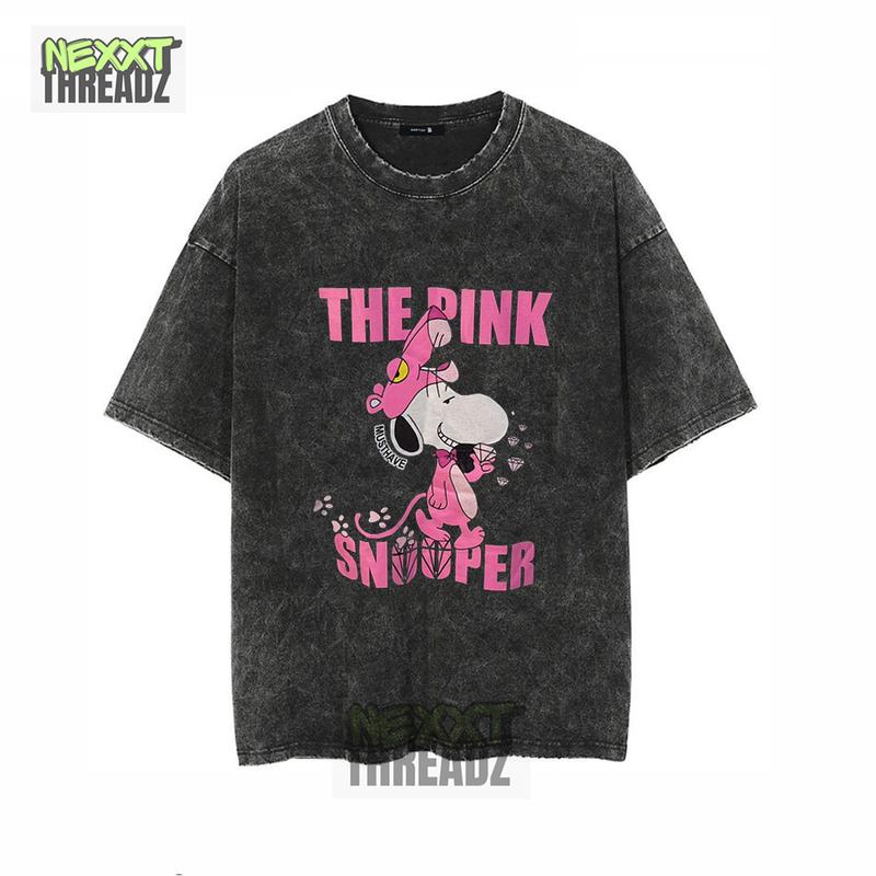 SNOOPY 2 Acid Wash Oversized T-Shirt Unisex - TikTok Shop Philippines