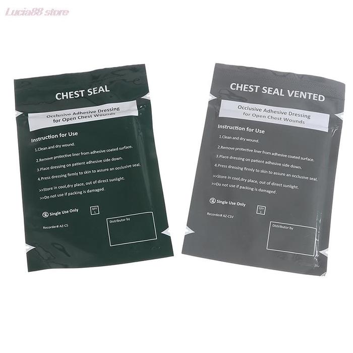 Jual 1pc North American Rescue Hyfin Chest Seal Medical Chest Seal ...