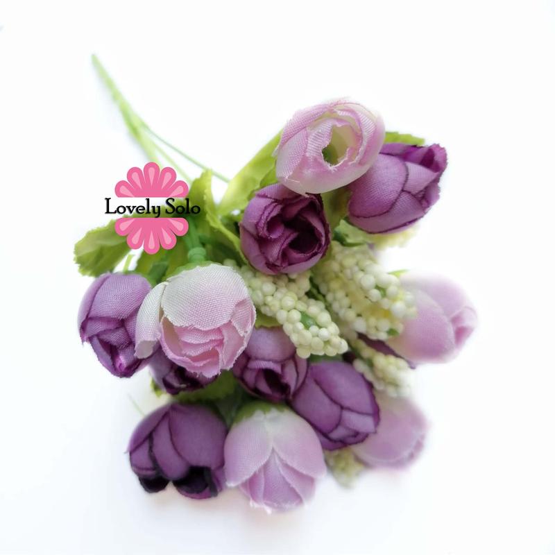 Bunga Mawar Mini 2 Warna Artifisial Flower - AF09A - Shop | Tokopedia