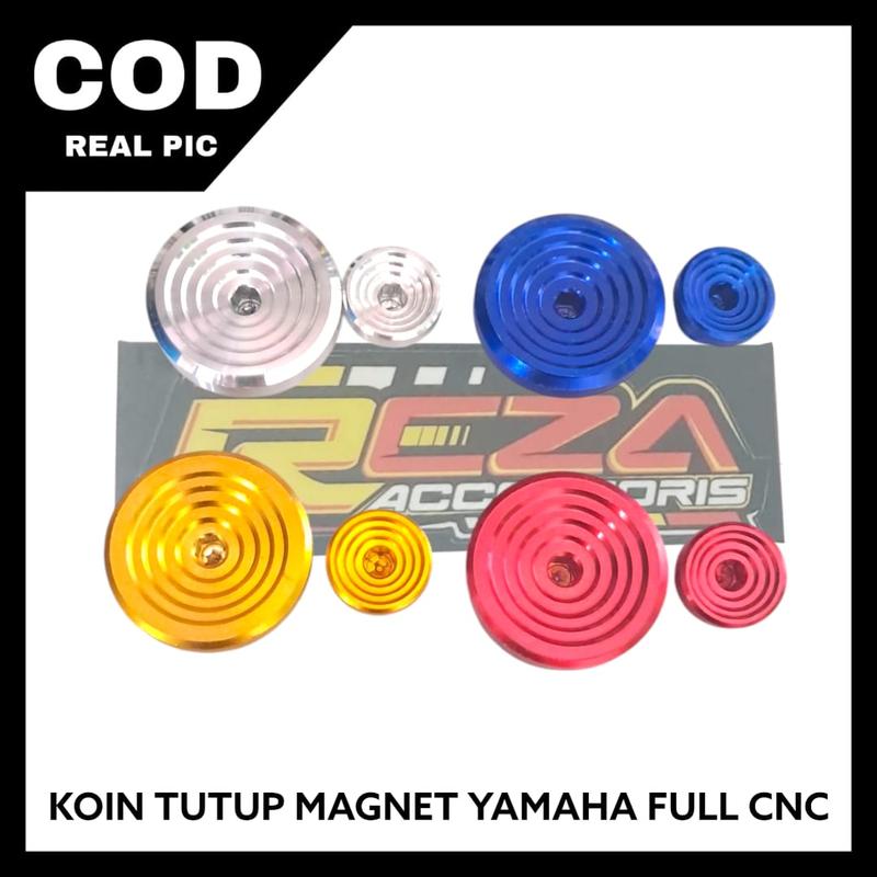 TUTUP BAK MAGNET TUTUP KOIN MAGNET KALTER KIRI YAMAHA CNC Motorcycle ...