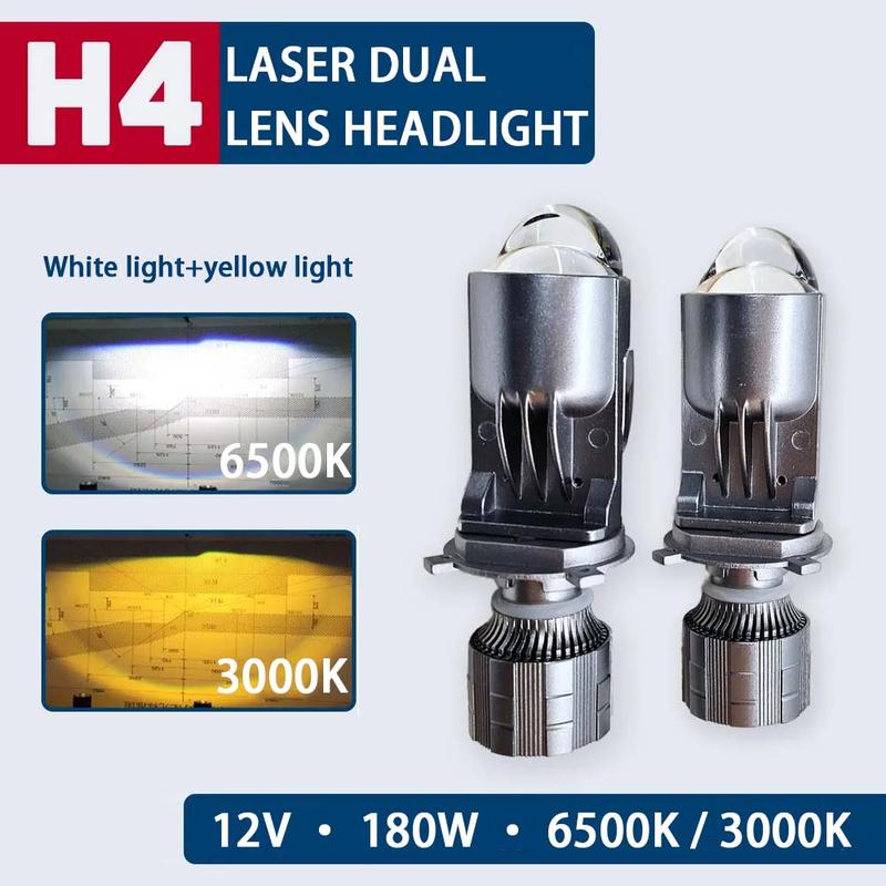 CAROLYN LED Projector Bulb H4 1000W 1000000LM with Mini Lens - TikTok ...