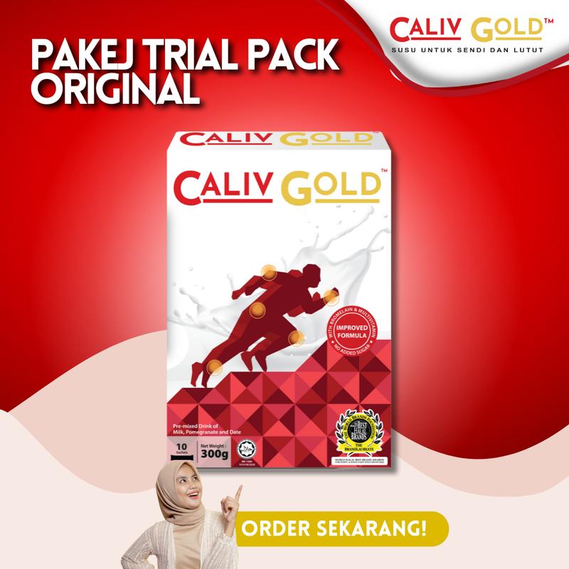CALIV GOLD Travel Pack Original Susu Pracampuran Semulajadi Untuk ...