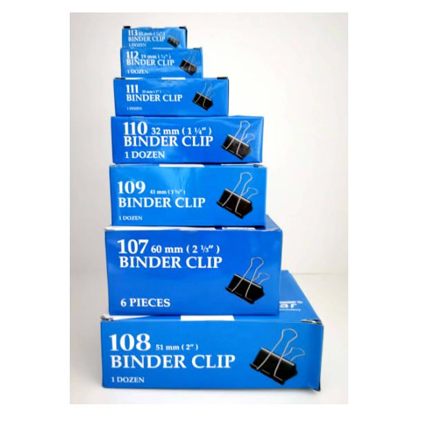 BINDER CLIP ASTAR / DOUBLE SIDED CLIP (19mm / 25 mm / 32 mm - TikTok ...